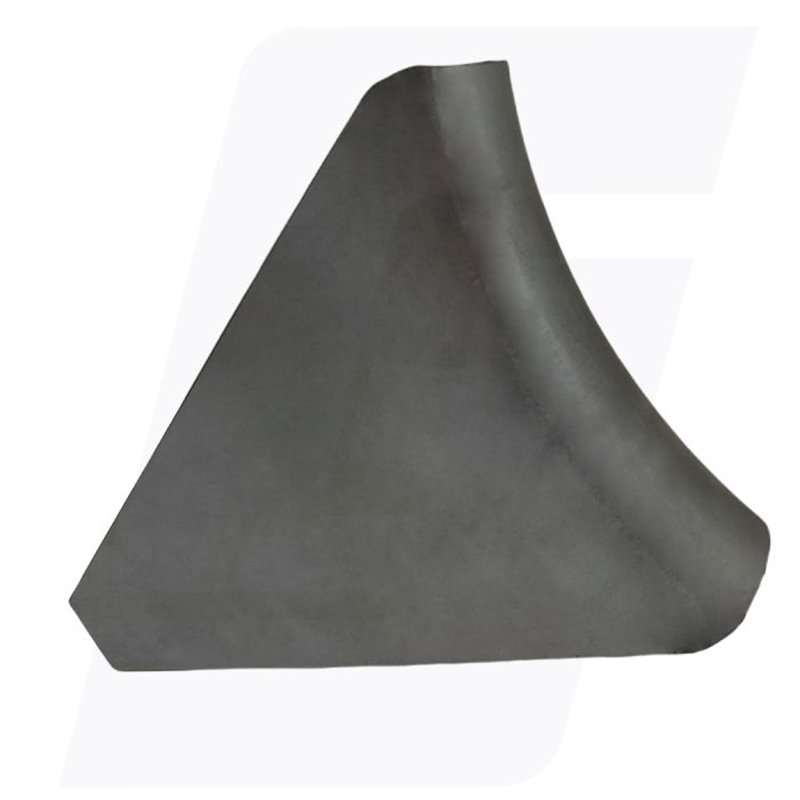 Gousset 60° incurvé pour cage arceau suivant FIA. Pour tube 40mm.